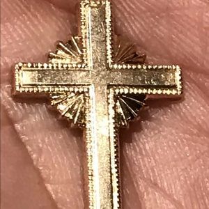 sunburst cross pendant | Other | Vintage Gold Filled Sunburst Cross ...
